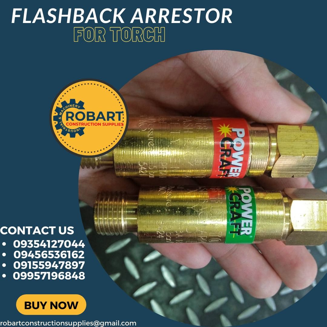 FLASHBACK ARRESTOR FOR TORCH, Commercial & Industrial, Construction ...