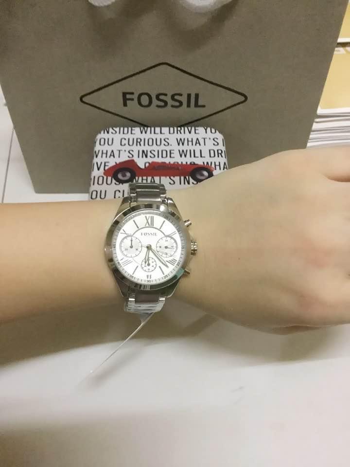 FOSSIL MINI SILVER STEEL AUTHENTIC WATCH on Carousell