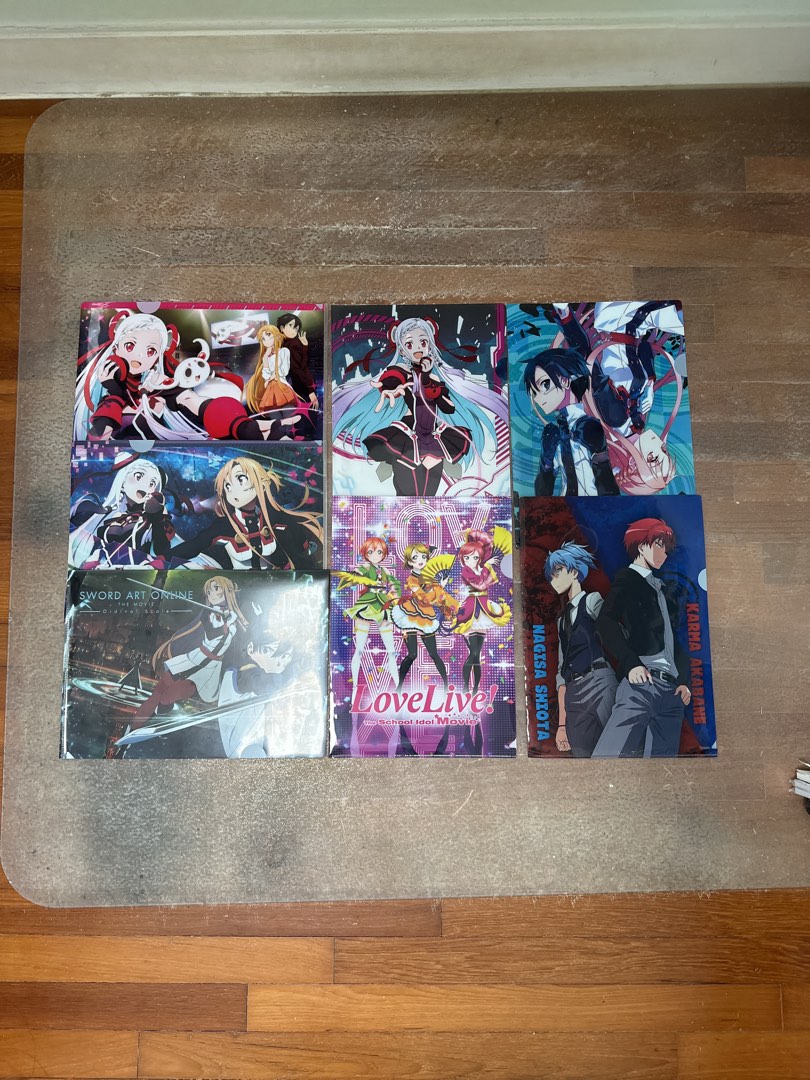 Free A4 Anime Files, Hobbies & Toys, Stationery & Craft, Stationery ...