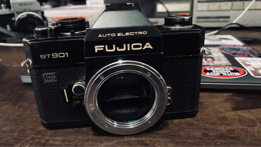 Fujica Auto Electric ST901 SLR, Photography, Cameras on Carousell