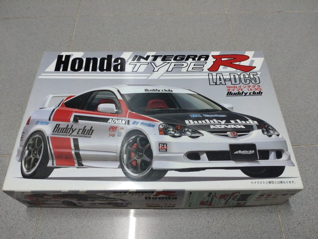 Fujimi 1/24 Honda Integra Type R (水貼黃), 興趣及遊戲, 玩具 & 遊戲類 - Carousell