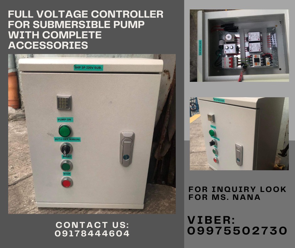 FULL VOLTAGE CONTROLLER FOR SUBMERSIBLE PUMP, Commercial & Industrial ...