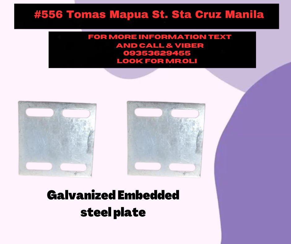 Galvanized Embedded steel plate on Carousell