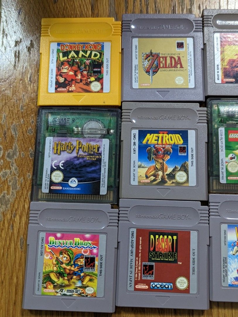 Gameboy Games Nintendo buster bros dessert strike wave race stunt rally ...