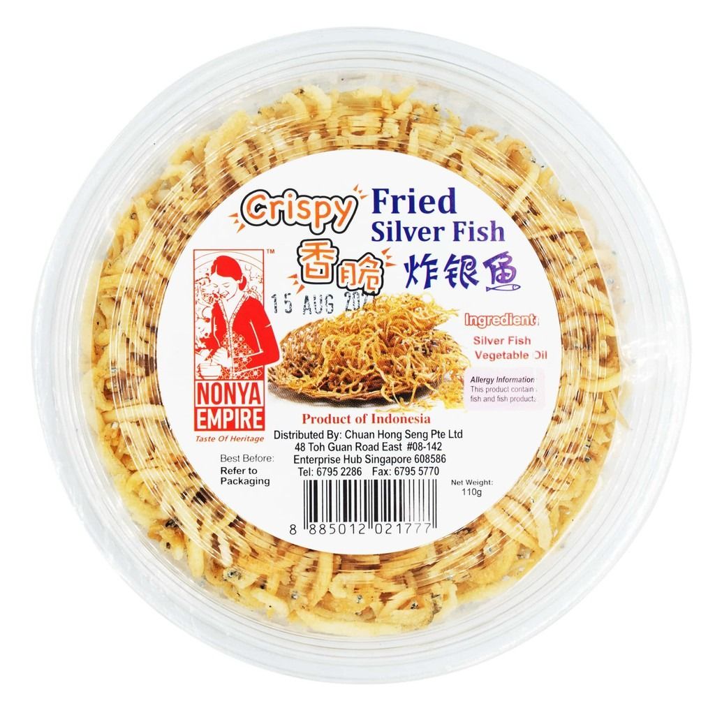 Golden Crisp Fried Anchovy Ikan Bilis Traditional Nonya Seafood Fish ...
