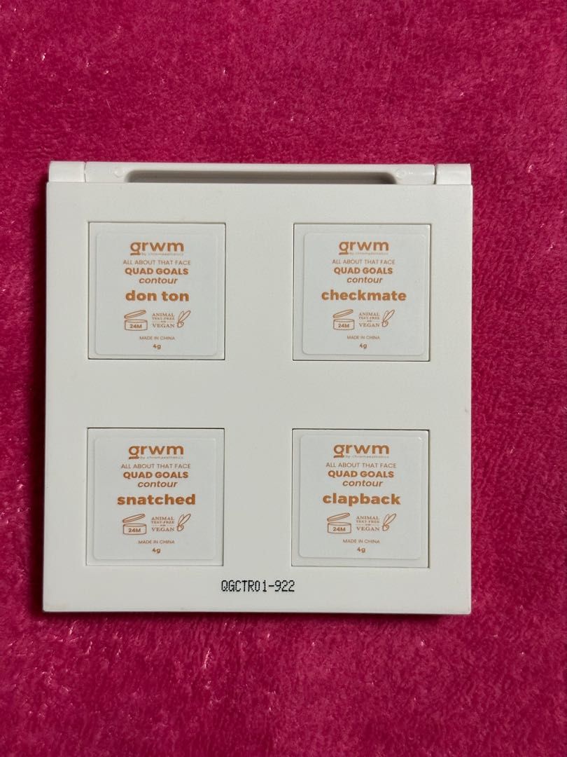 GRWM Quad Goals Contour Palette on Carousell GRWM Quad Goals Contour Palette on Carousell
