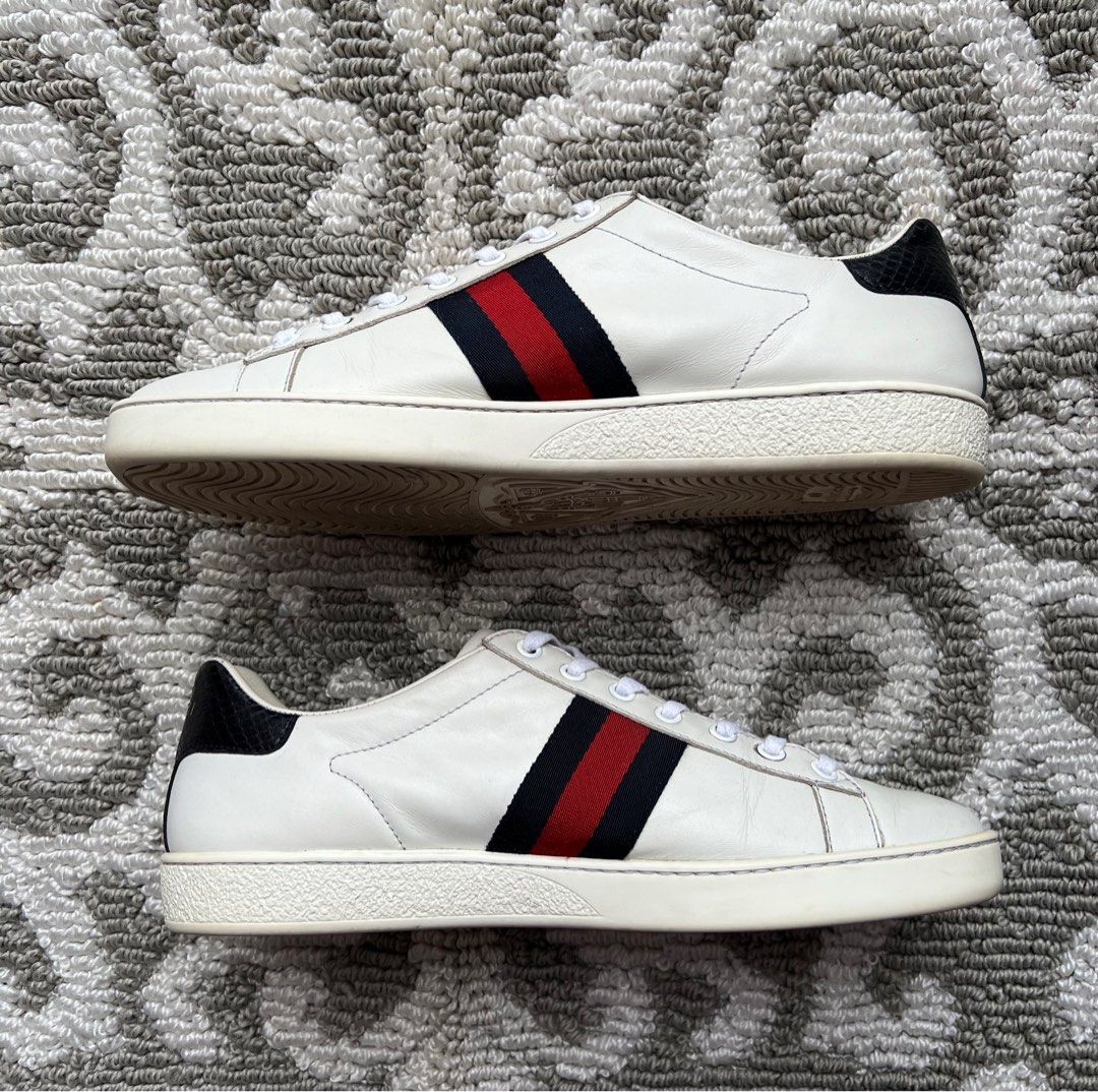 Gucci Ace Blue Stripes on Carousell