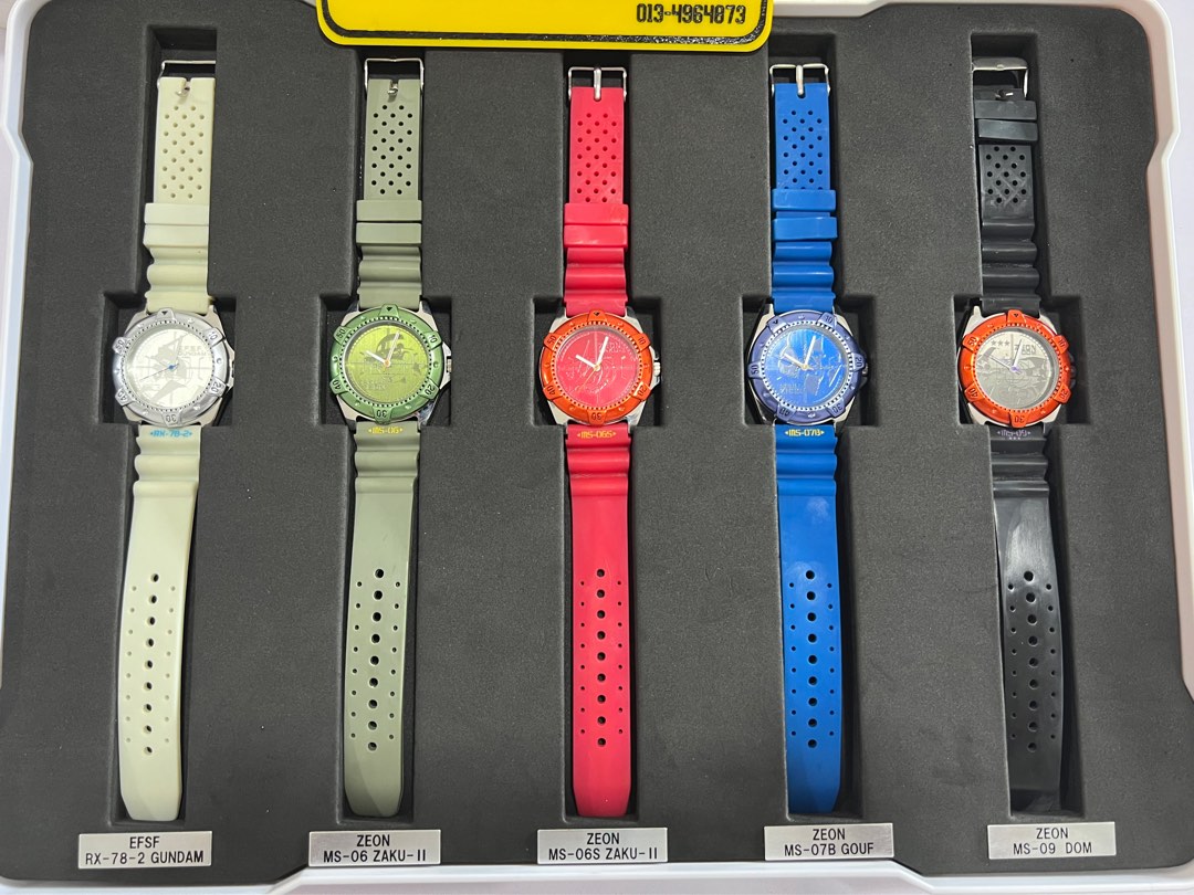 Gundam Watch Collection, Hobbies & Toys, Toys & Games on Carousell