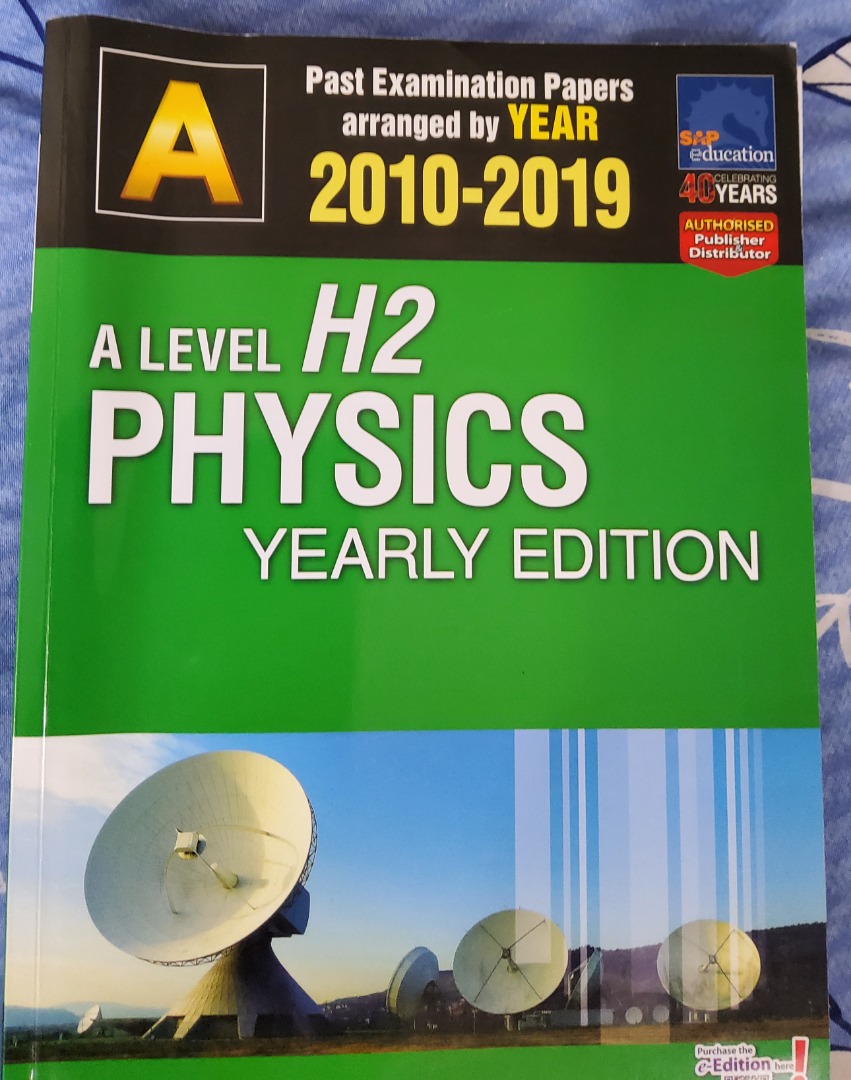 H2 PHY A LEVEL TYS YEARLY, Hobbies & Toys, Books & Magazines, Assessment Books on Carousell