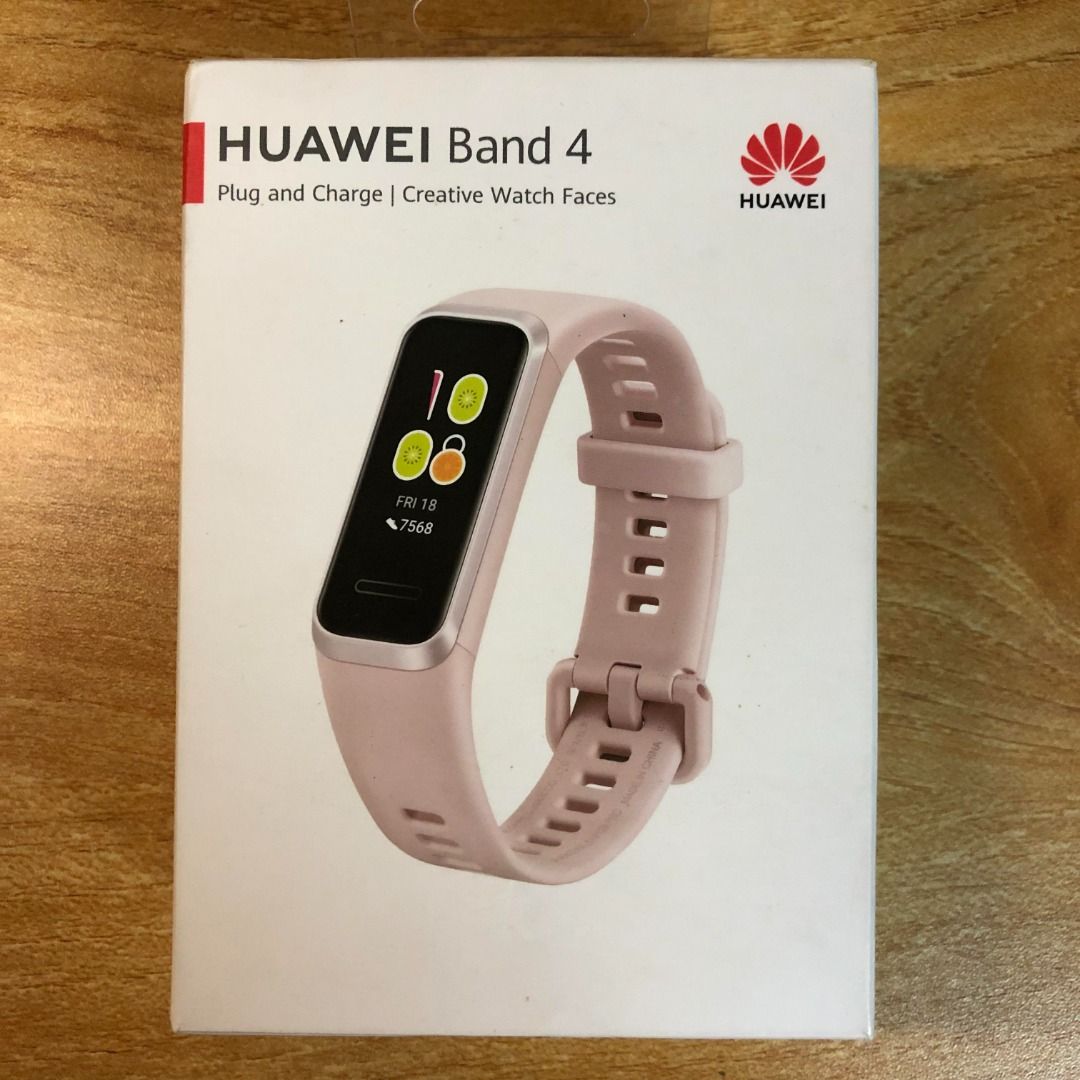 Huawei Band 4 — Sakura Pink, Mobile Phones & Gadgets, Wearables & Smart ...
