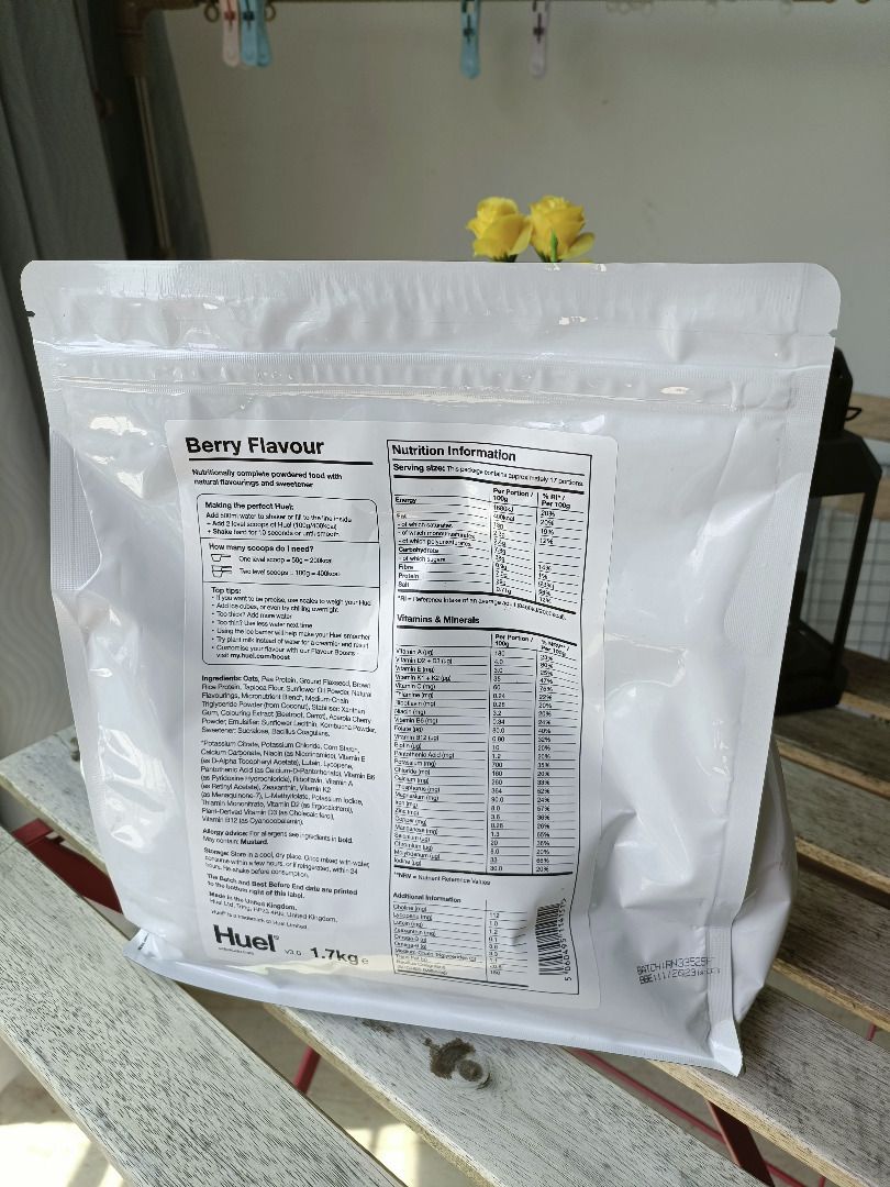 Huel Powder v3.0 - Meal Replacement - Berry, Food & Drinks, Packaged ...