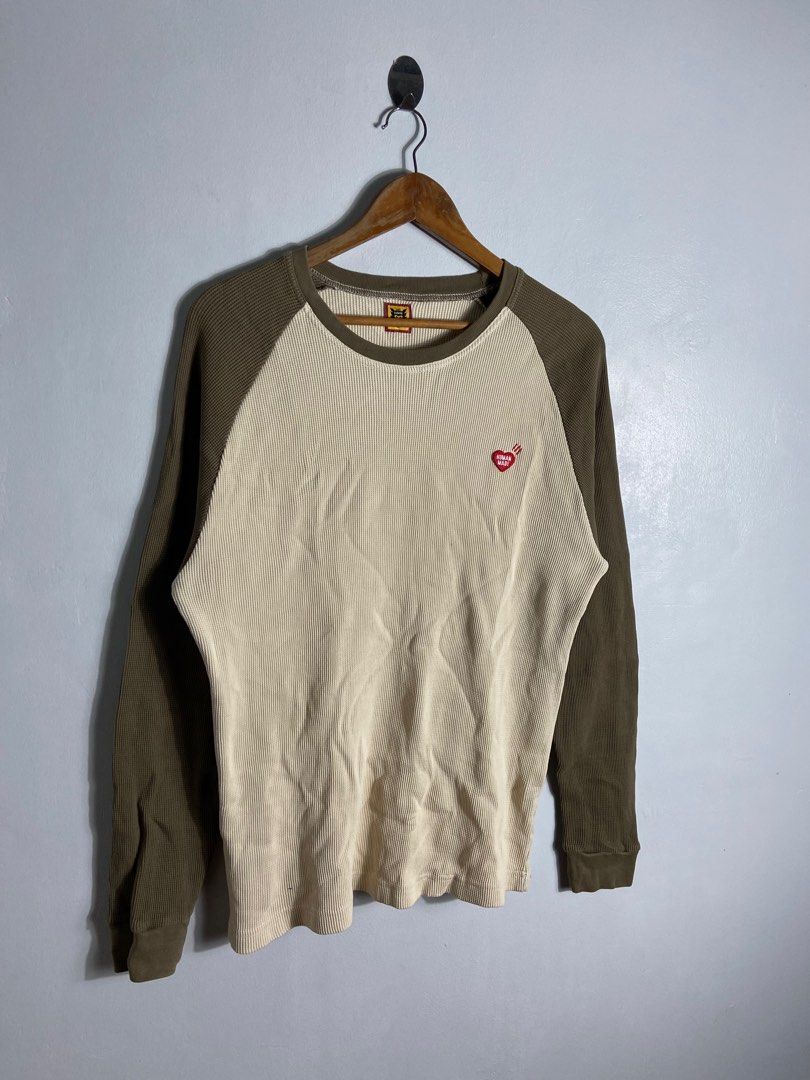 Human Made Small Patch Logo Two-Tone Knitted L/S on Carousell