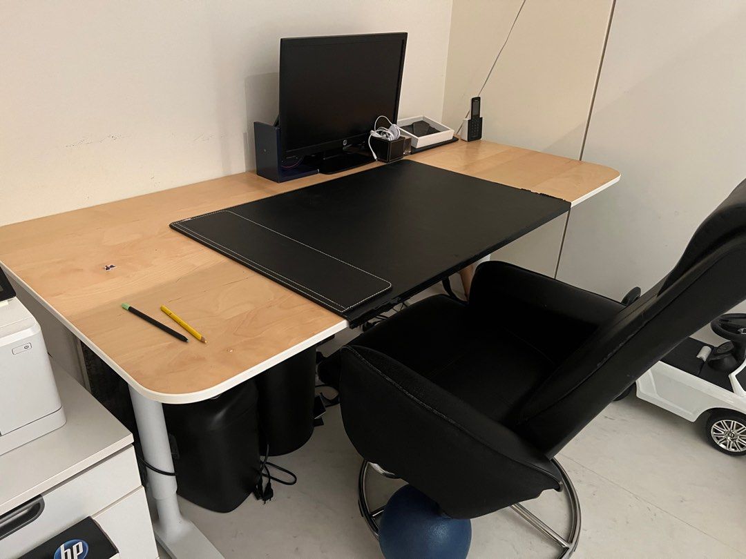IKA Office desk and chair, Furniture & Home Living, Furniture, Other ...