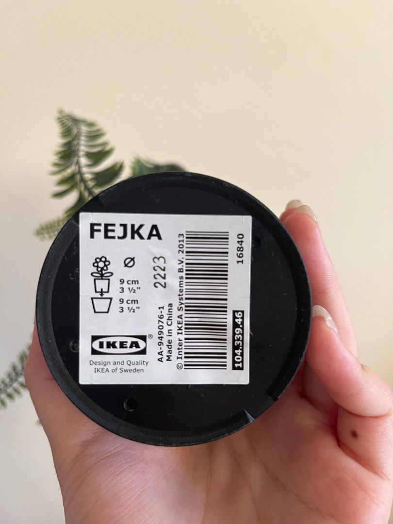 Ikea FEJKA artificial / fake fern plant, Furniture & Home Living, Home ...
