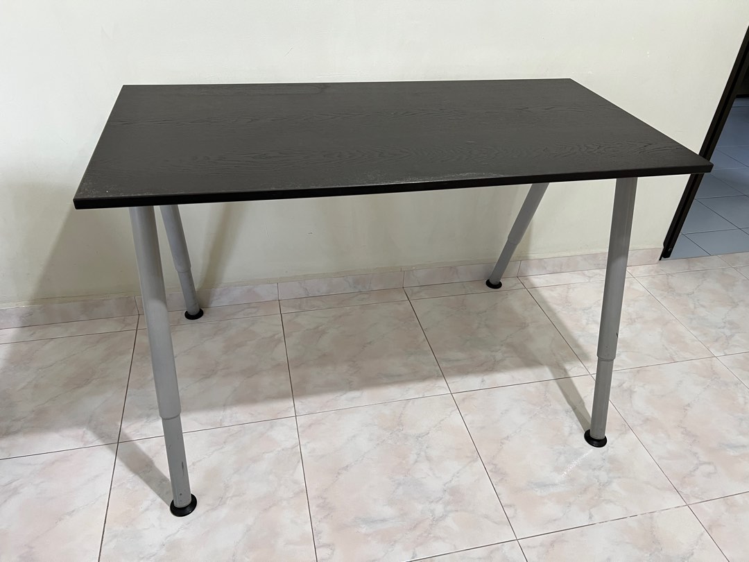 Ikea Dark Brown GALANT study / computer table (60cm x 120cm), Furniture & Home Living, Furniture ...