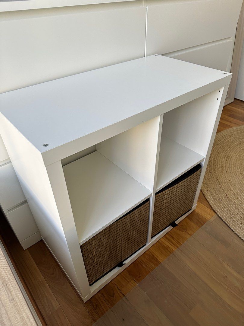 *BRAND NEW* IKEA Kallax Shelving Unit with inserts, Furniture & Home ...