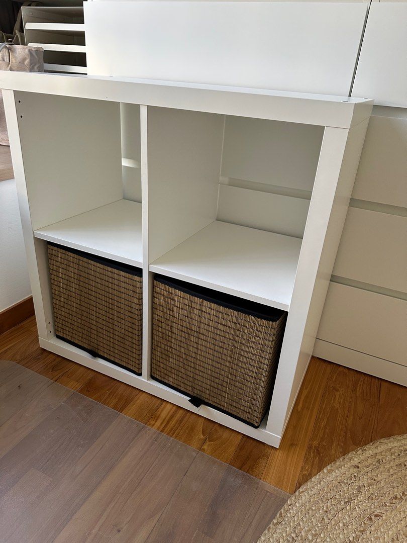 *BRAND NEW* IKEA Kallax Shelving Unit with inserts, Furniture & Home ...