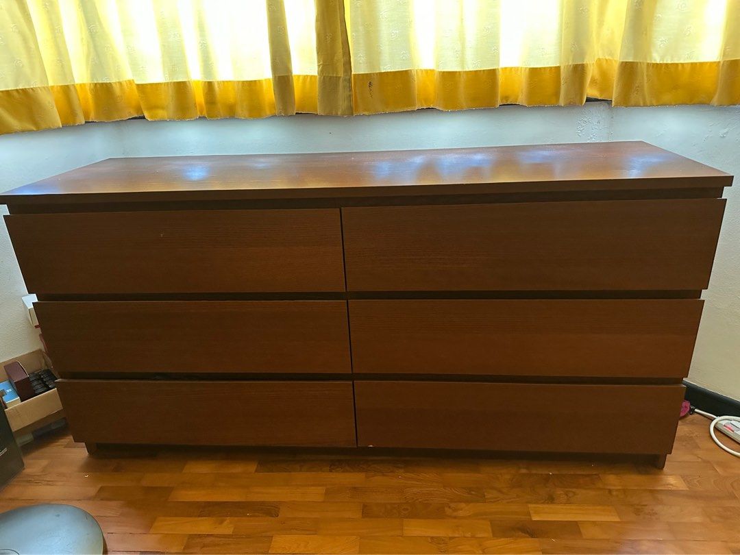 Ikea Malm Chester 6 drawers, Furniture & Home Living, Furniture ...
