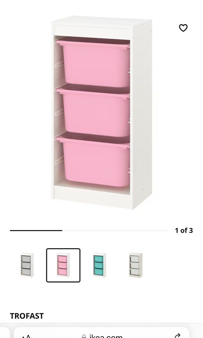 Ikea trofast set, Furniture & Home Living, Furniture, Shelves, Cabinets ...