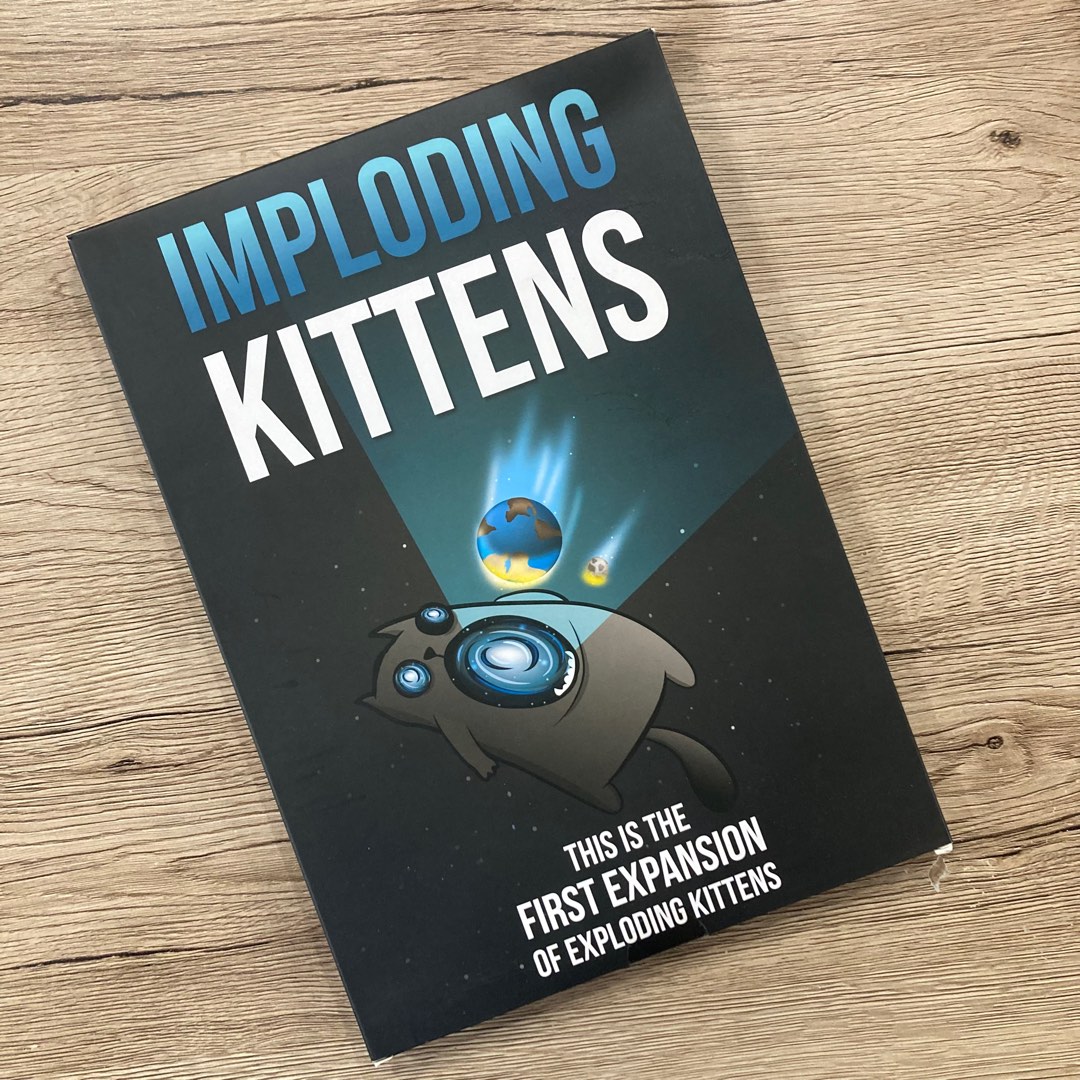 Imploding Kittens (Exploding Kittens Expansion) Card Game, Hobbies ...