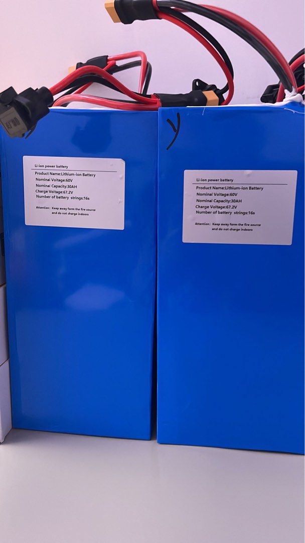 60v 30ah Tesla External Custom Build Battery, Sports Equipment, PMDs, E ...