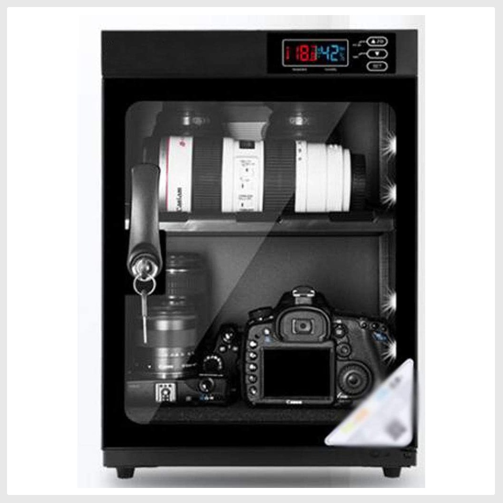 INTBUYING 30L 2 Layers Camera Lens Dehumidifying Dry Cabinet Digital ...