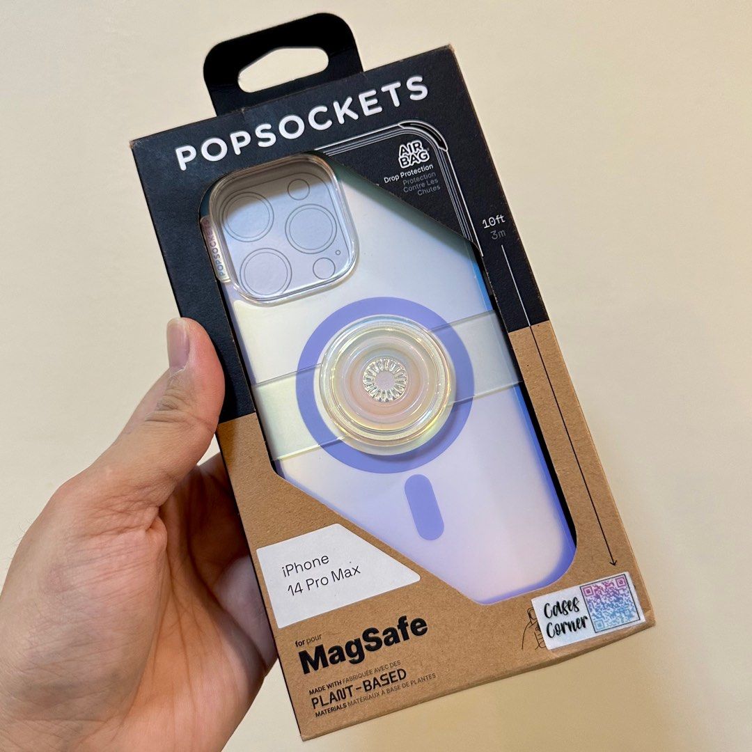Iridescent PopSocket for iPhone 14 Pro Max, Mobile Phones & Gadgets ...