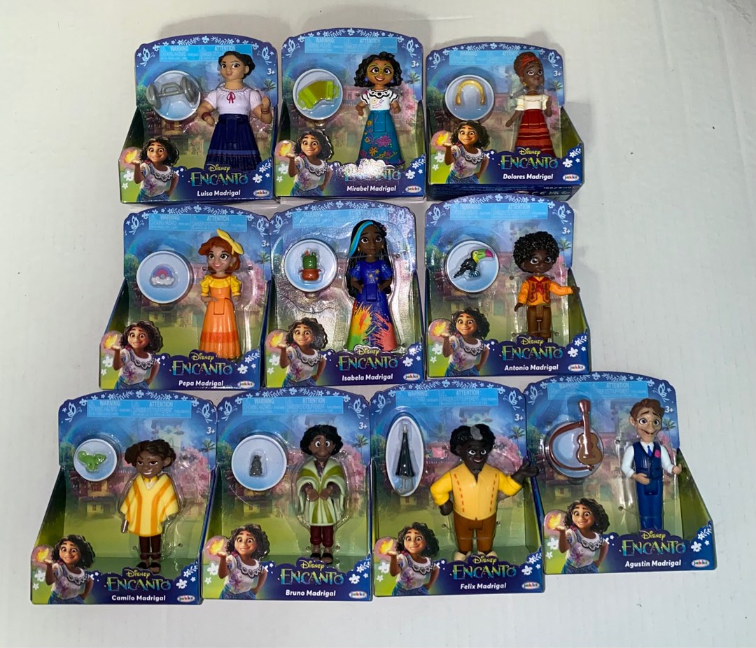 Jakks pacific Disney Encanto 3-Inch Mini Figure Mirabel Madrigal, Luisa ...