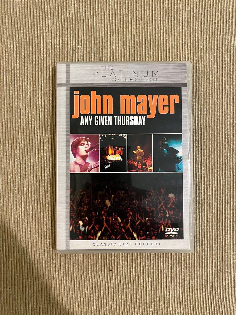 John Mayer - Any Given Thursday DVD, Hobbies & Toys, Music & Media, CDs ...