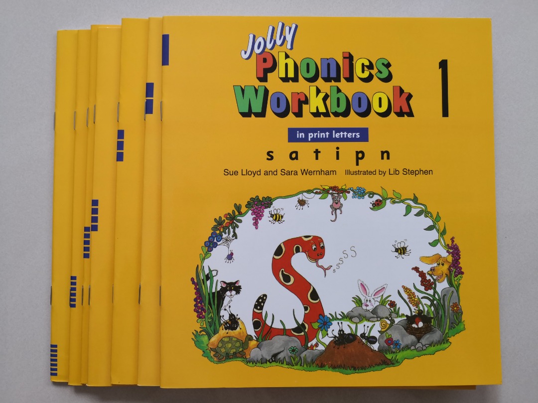 Jolly Phonics Workbook 1-7, Hobbies & Toys, Books & Magazines, Children's Books on Carousell