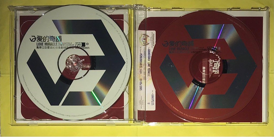 J-STARS LOVE MIRACLE 爱的奇蹟 CD + VCD, Hobbies & Toys, Music & Media, CDs & DVDs on Carousell
