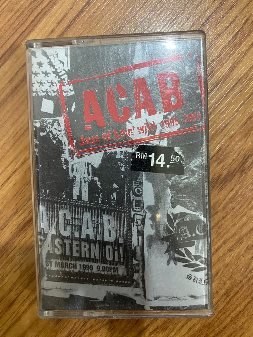 Kaset ACAB, Hobbies & Toys, Music & Media, CDs & DVDs on Carousell
