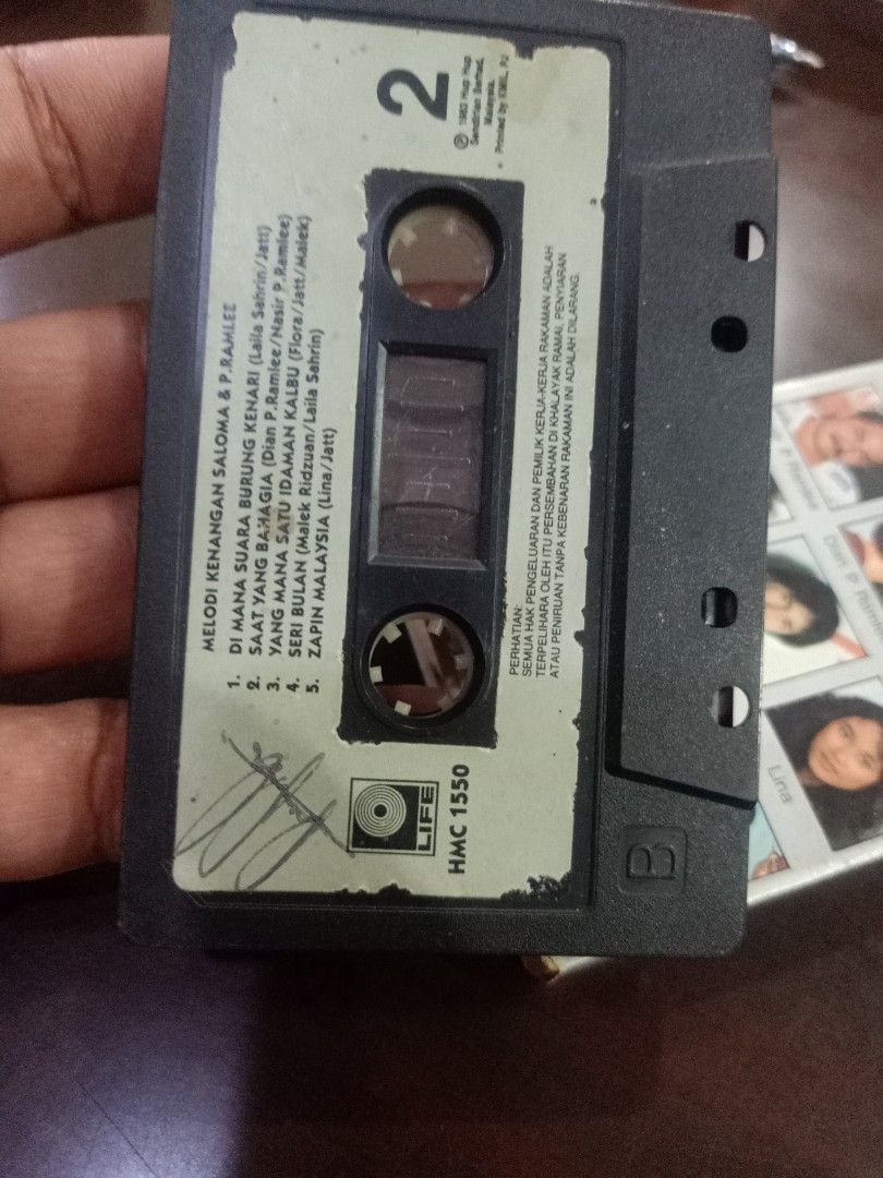 kaset lama p.ramlee & saloma - melodi kenangan 1983, Hobbies & Toys ...