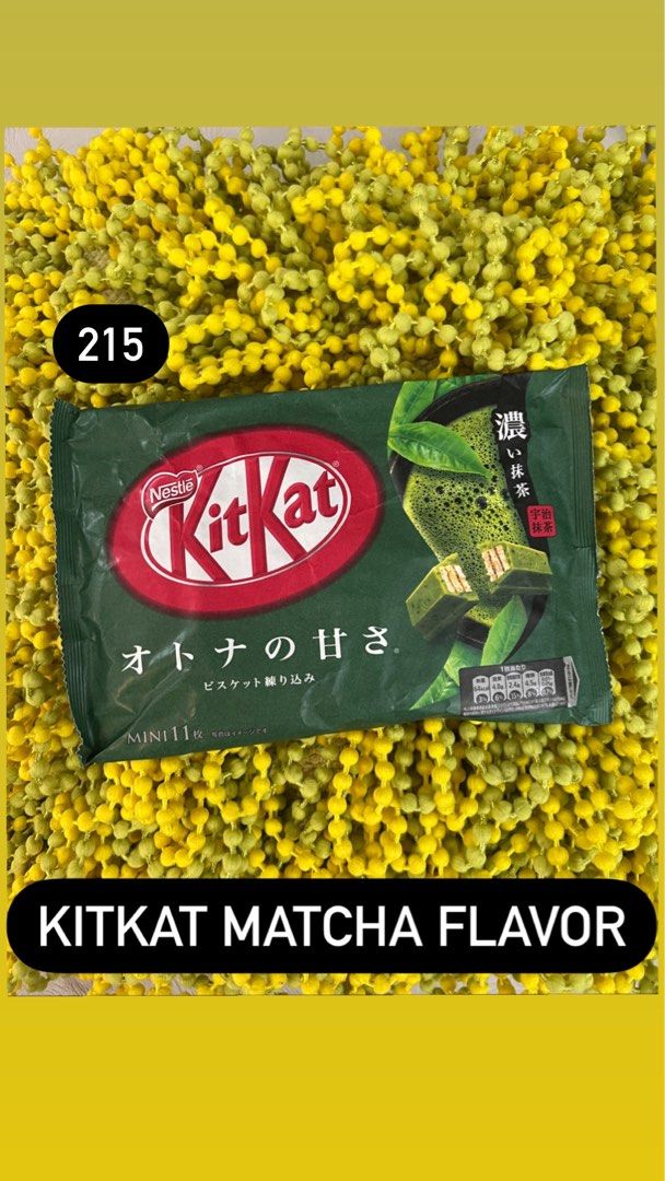 Kitkat matcha flavor, Food & Drinks, Other Food & Drinks on Carousell