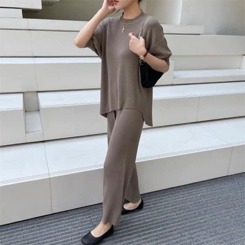 Knitted coords 3 colors cd52423, Women's Fashion, Dresses & Sets, Sets ...