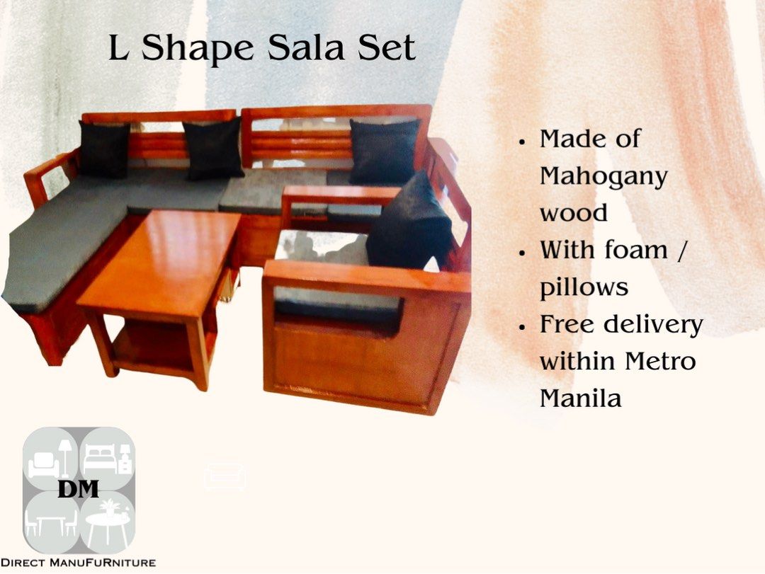 L Shape Sala Sets on Carousell