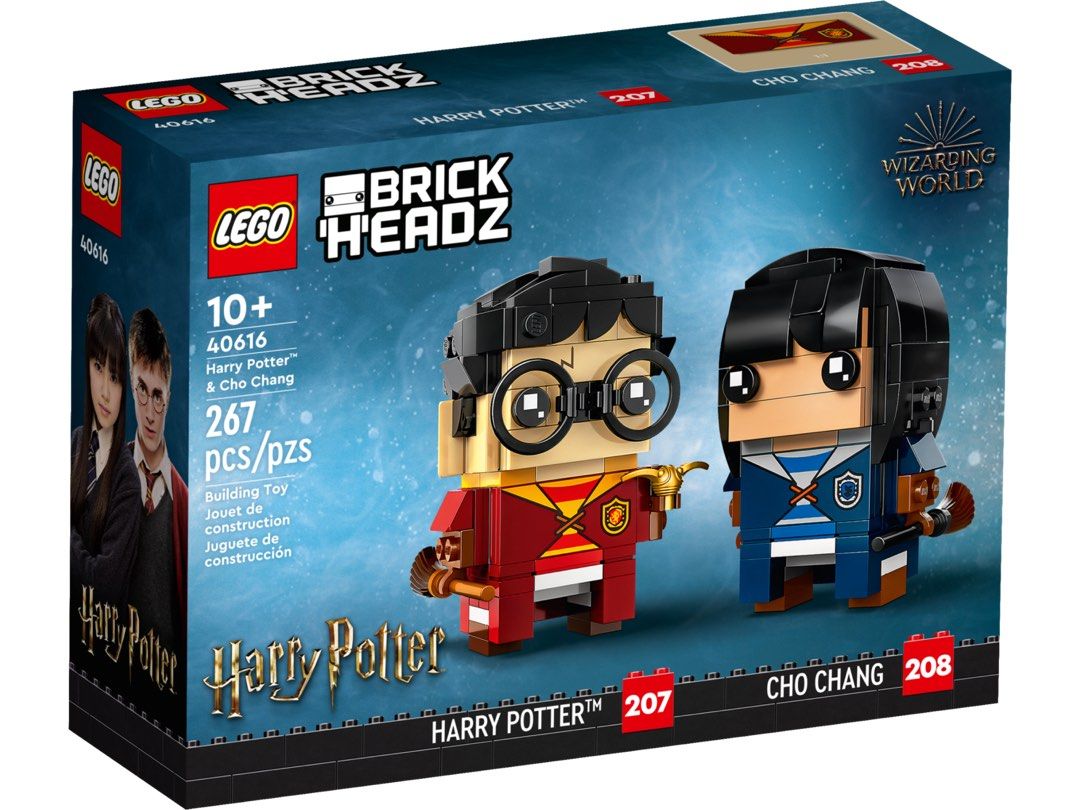 LEGO BrickHeadz 40616 Harry Potter & Cho Chang 40617 Draco Malfoy ...
