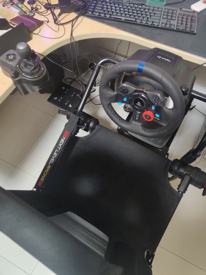 Logitech G29 + GT Lite Next Level Sim Racing Chair (VERY NEW), Video ...