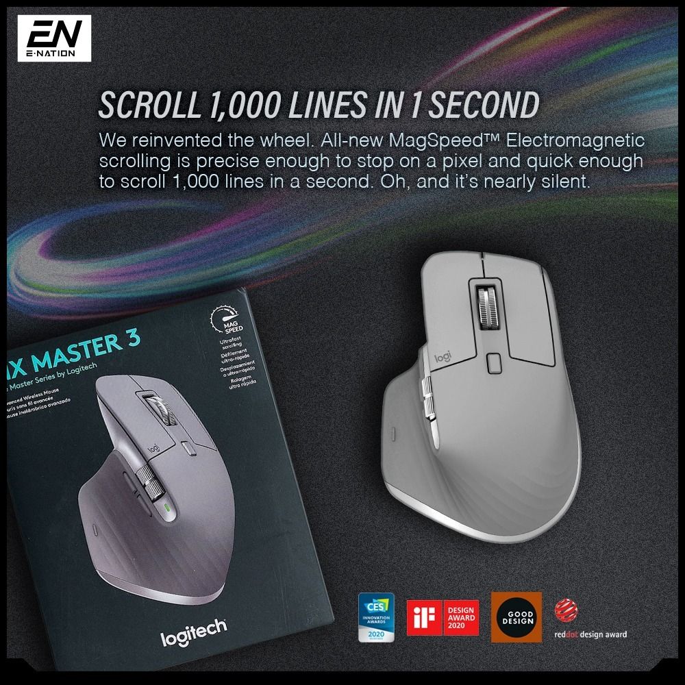 Logitech Mx Master 3s | MX Master 3 Advanced Wireless Mouse With ...