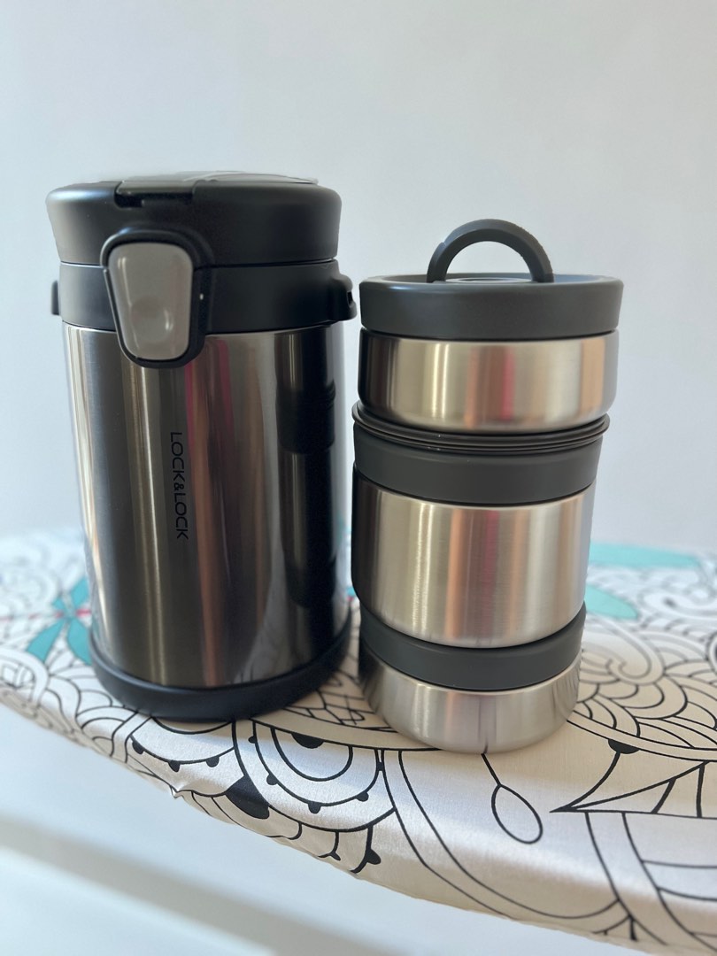 lunch box lock n lock thermal stainless, Kitchen & Appliances di Carousell