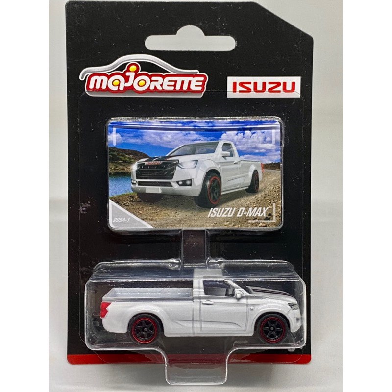 Majorette ISUZU D-MAX Metallic White Blue Matte Black Pickup Truck 1/61 1/64 Diecast Car [7cm x ...