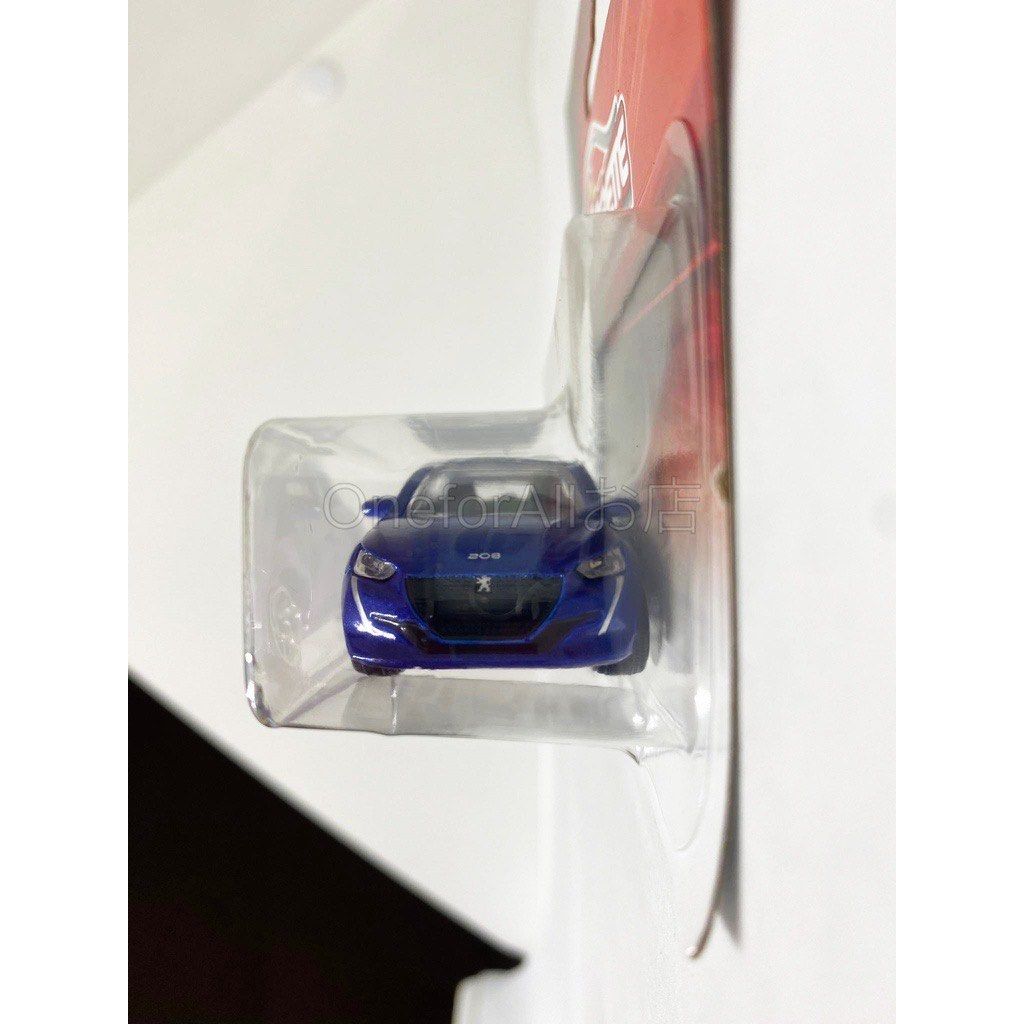 Majorette PEUGEOT 208 GT LINE Metallic Blue 1/55 1/64 Diecast Car [7cm x 2.5cm x 2cm] Hotwheels ...