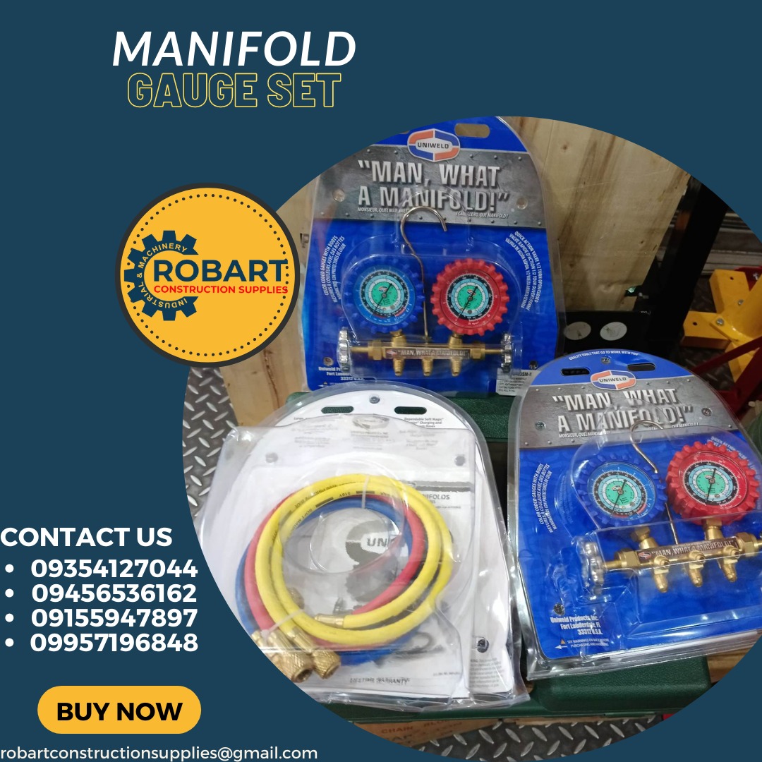 MANIFOLD GAUGE SET, Commercial & Industrial, Construction Tools ...