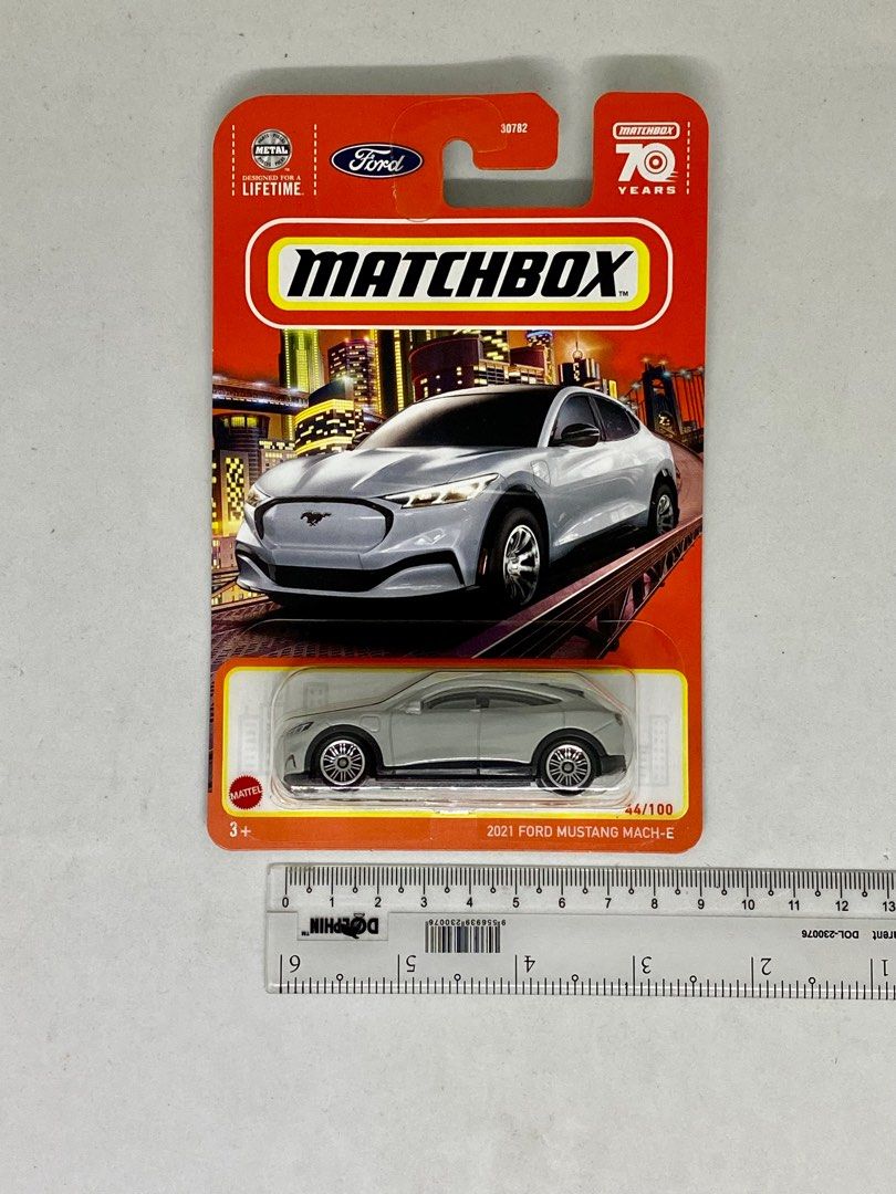 MBX Matchbox 2021 FORD MUSTANG MACH E Carbonized Grey Electric Vehicle ...