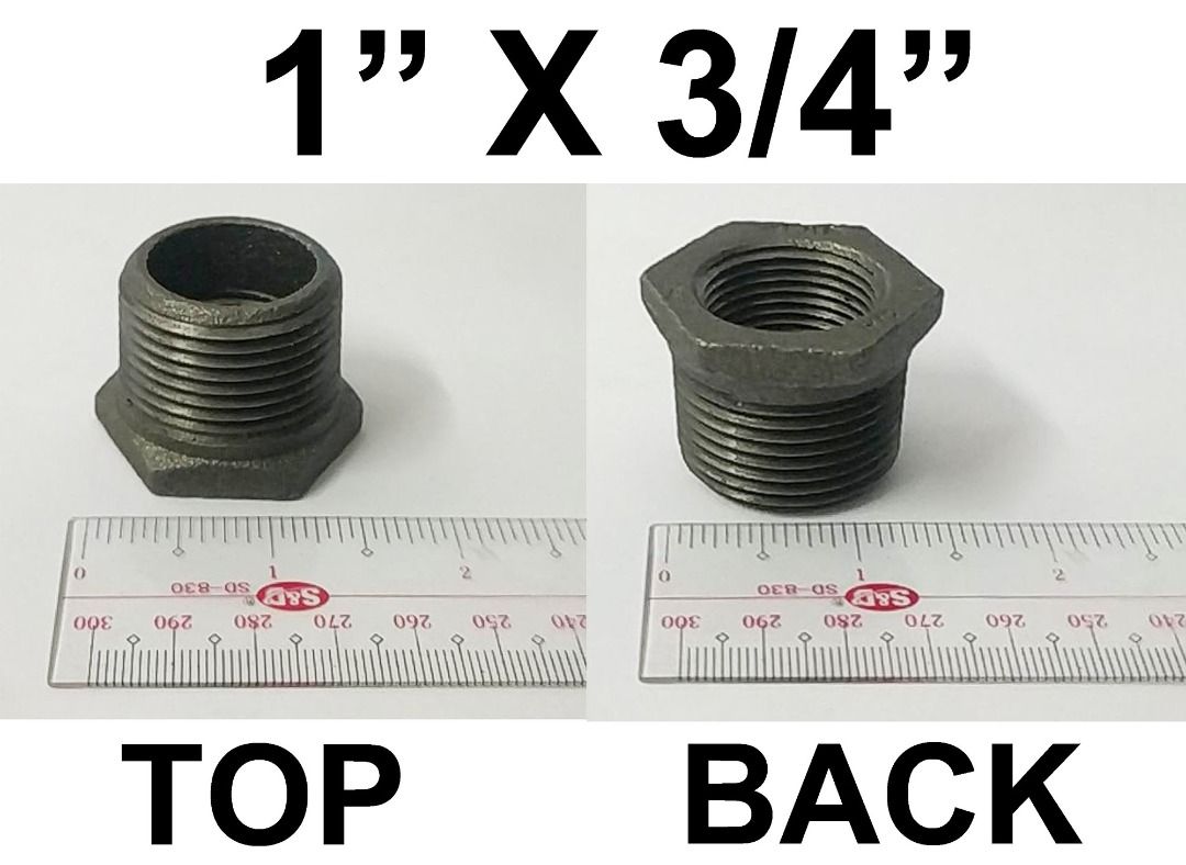 MECH BI BUSHING REDUCER 1" X 3/4" SCH40 STANDARD THREADED SCREW TYPE ...