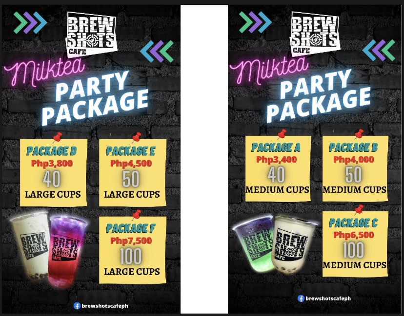 Milk tea Party Package, Food & Drinks, Beverages on Carousell