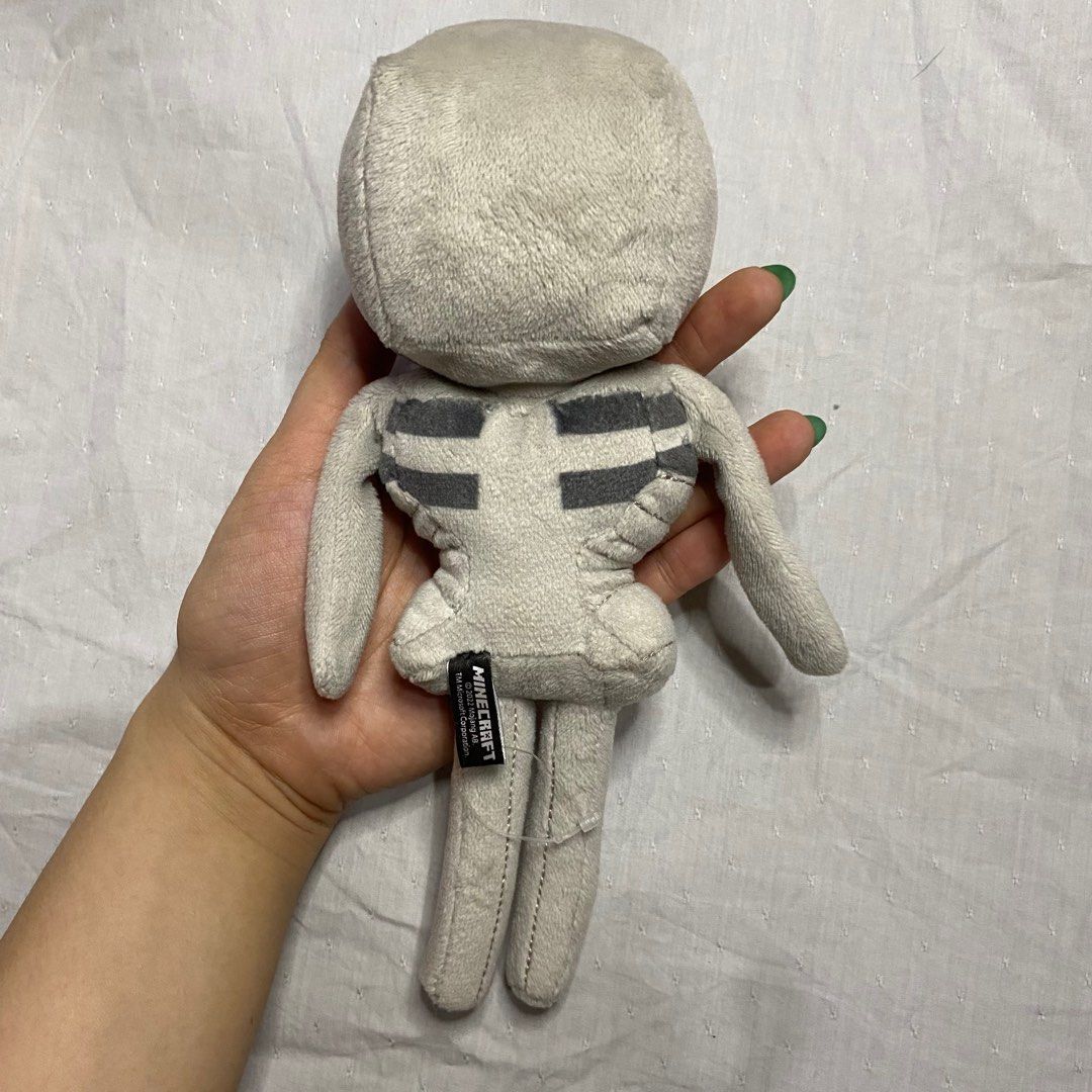 Minecraft skeleton stuffed plush toy, Hobbies & Toys, Toys & Games on ...