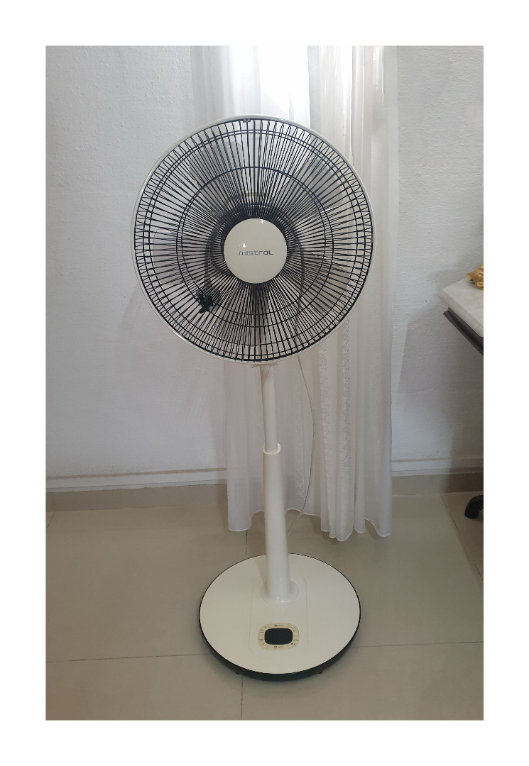 Mistral MLF3508DR 14" Slide Fan Without Remote Control, Furniture ...