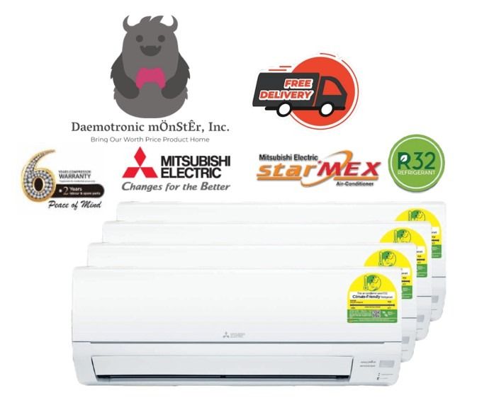 Mitsubishi Starmex System 1 / 2 / 3 / 4 Inverter Aircon (Eco R32 ...