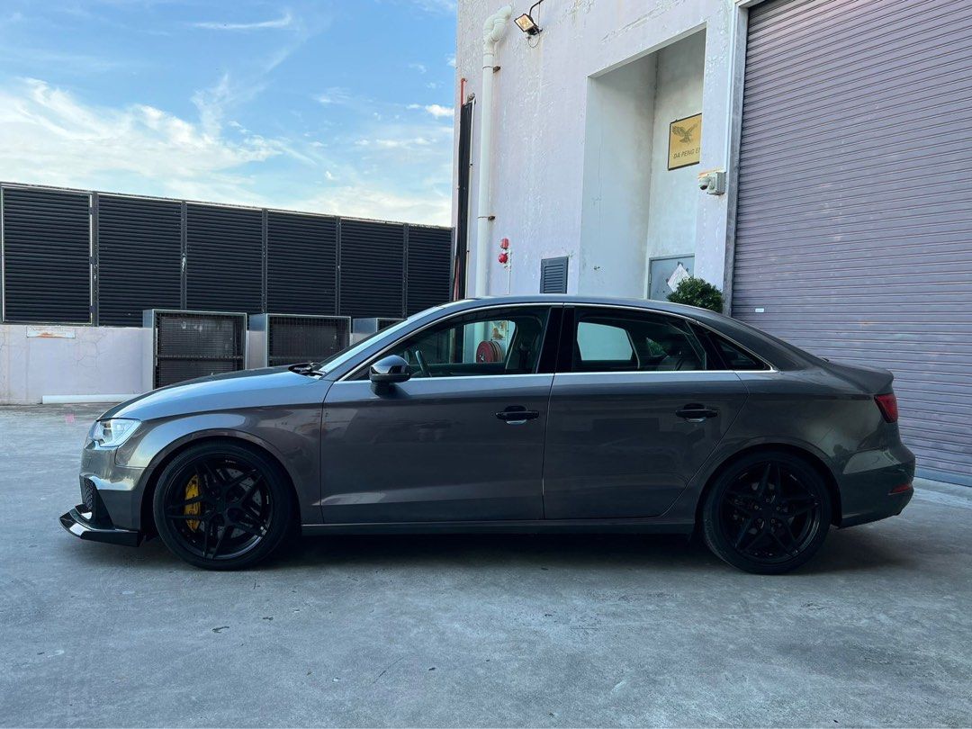 Modded Audi A3 RS3 Bodykit Car Rental, Cars, Car Rental on Carousell